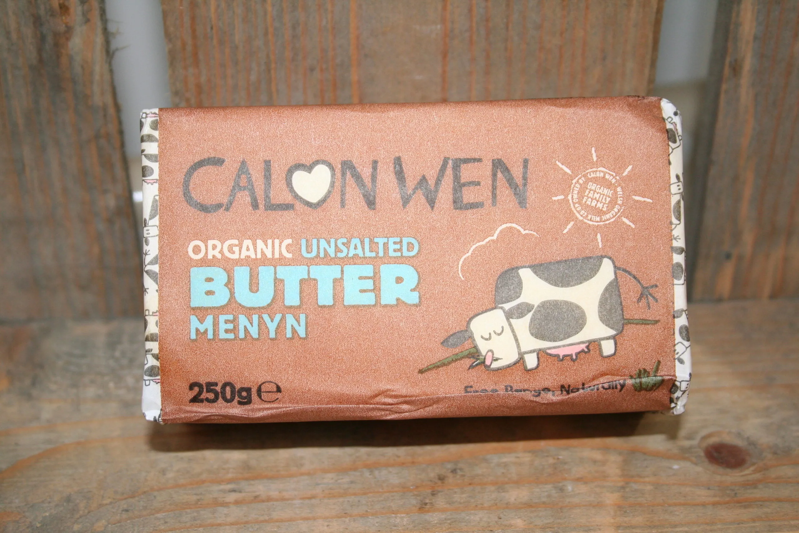 CALON WEN Organic Unsalted Butter (250g) - Organically Speaking Organic ...