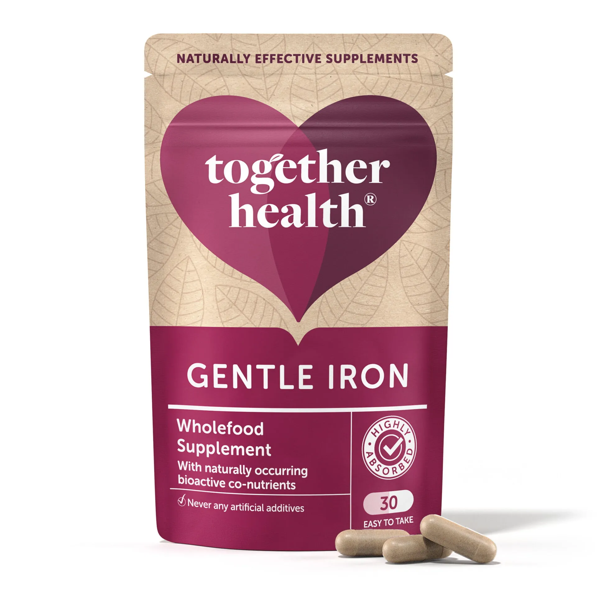 TOGETHER HEALTH Gentle Iron (30 capsules) - Organically Speaking ...