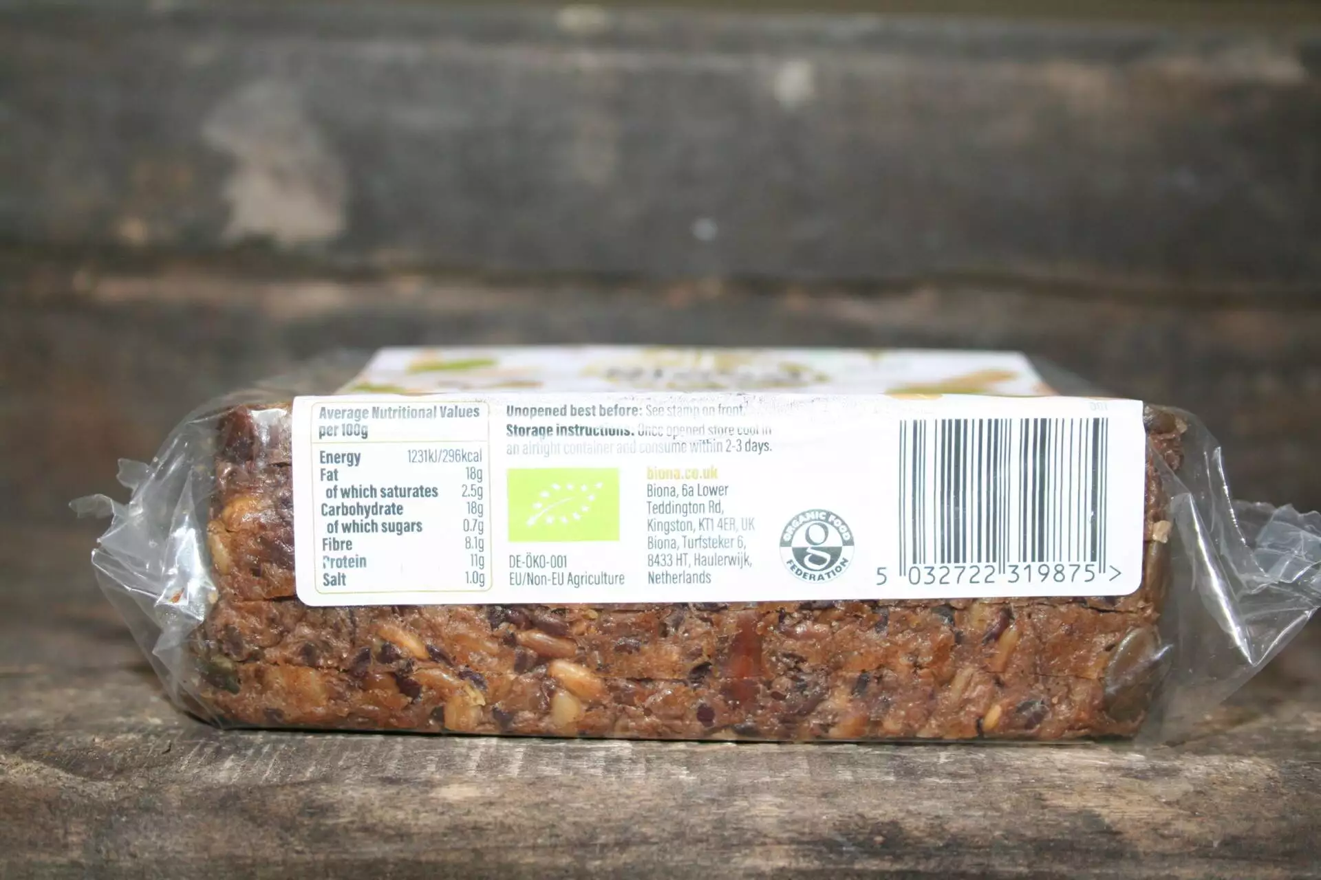BIONA Organic Super Seed Bread (300g) - Organically Speaking Organic Shop